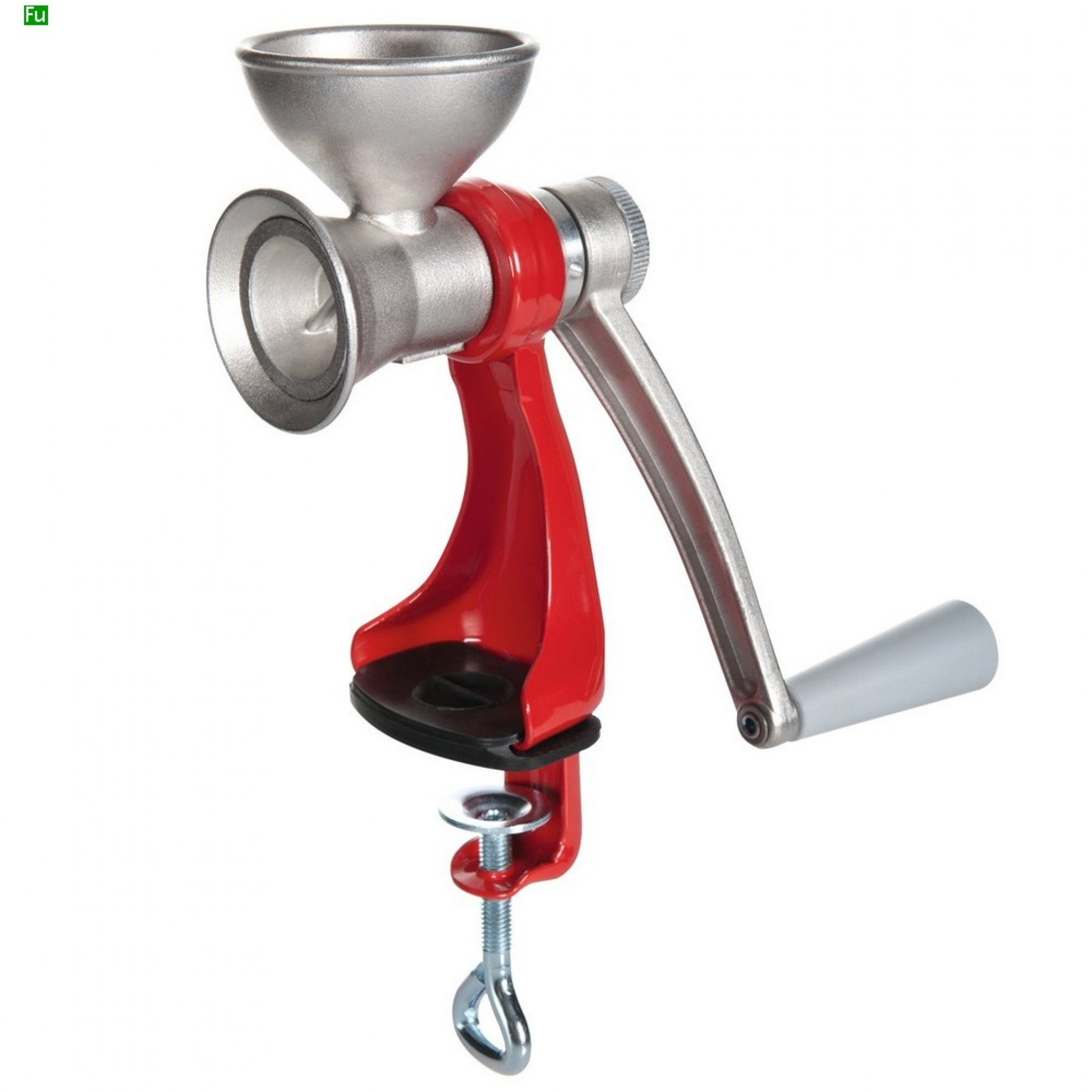 Manual Poppy Seed Mill Spice Grinder painted Red